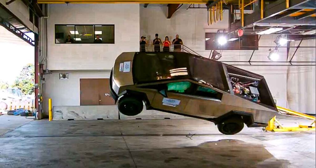 How the Tesla Cybertruck Handles Rear-End Collisions?